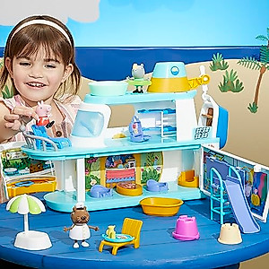 Peppa Pig Cruise Ship, Multilevel Playset with 17 Pieces, Preschool Toys for 3 Year Old Girls and Boys and Up