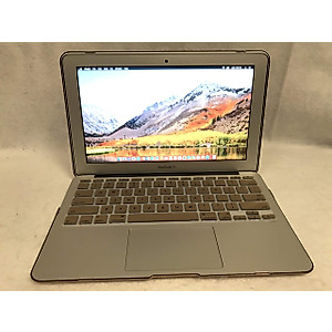 Apple MacBook Air MJVM2LL/A Intel Core i5-5250U X2 1.6GHz 4GB 128GB SSD, Silver (Scratch and Dent) (Refurbished)