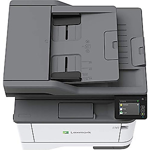 Lexmark MB3442adw Multifunction Monochrome Laser Printer with Print, Copy, Fax, Scan and Wireless Capabilities with Full-Spectrum Printing and Printers up to 42 ppm (29S0350), Gray/White, Small