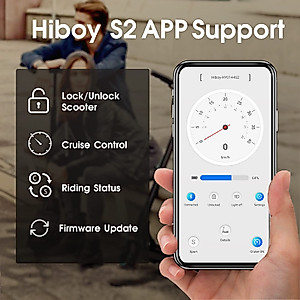 Hiboy S2R Electric Scooter, Upgraded Detachable Battery, Max 19 MPH & 17 Miles Range, Foldable Commuting Electric Scooter for Adults