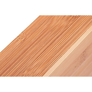 Sansnow Bamboo Office Supplies Organizer Box Stationery Accessory Organizer, Bamboo 8"*4"