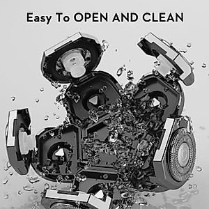 Kibiy 6D Blade Replacement Heads,Electric Shaver Replacement Head for Electric Razor for Men Wet and Dry Compatible Many Models Waterproof Head Razor-Silver