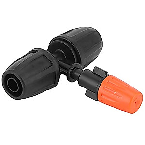 Misting Nozzles, ABS Fall‑Proof Adjustable Misting Spray Nozzle for Terraces for Lawns for Agriculture for Gardens