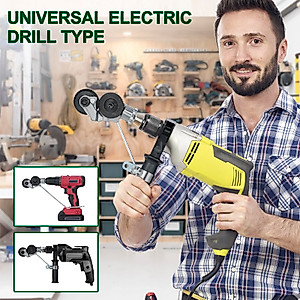Electric Drill Shears Attachment Cutter Electric Drill Plate Cutter Sheet Metal Cutter Tool Adapter Is Fit For Cutting Various Metals Materials Such As Aluminum, Iron Metal Sheet Cutter