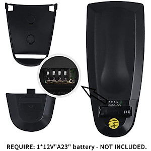 Eogifee UC7083T Ceiling Fan Remote Control Replacement of Hampton Bay with Reverse Button 3 Speed Control, Wall Mount Only Remote