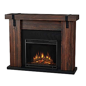 Aspen 49" Electric Fireplace in Chestnut Barnwood by Real Flame