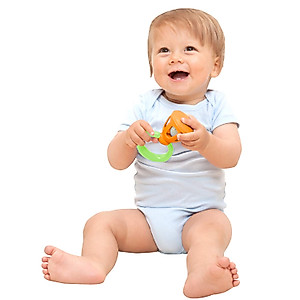 KiddoLab Musical Instruments Set with an Electronic Trumpet and Rattles for Babies. Toddler Learning Toys for Early Development. First Infant Music Toy for 3 to 18 Months Old