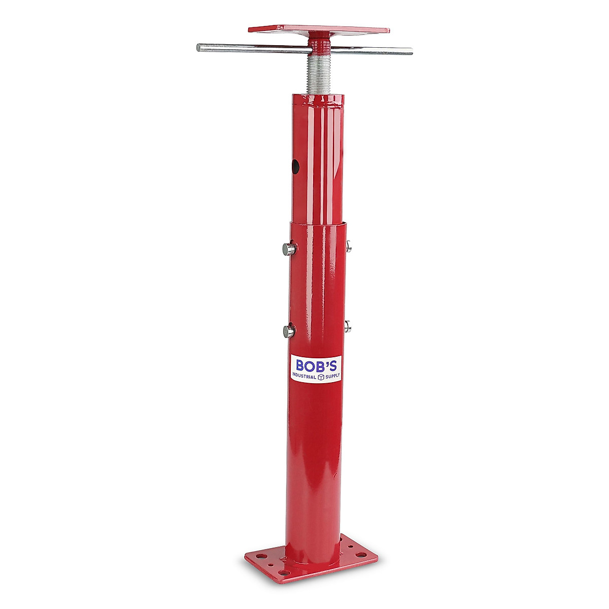 BISupply Basement Floor Jack 19” - 36” Adjustable Support Beam House Jack Post - Floor lifting Joist Beam Brace for Cellar Ceiling 9700 lbs Max Capacity Screw Pole Jack