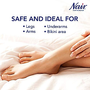 Nair Hair Remover Bladeless Shave Whipped Crème Infused with Rosewater, 5oz