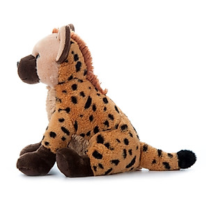 The Petting Zoo Hyena Stuffed Animal, Gifts for Kids, Wild Onez Zoo Animals, Hyena Plush Toy 12 inches