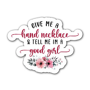Akira Give Me a Hand Necklace & Tell me I'm a Good Girl Stickers, Smut Book Stickers, Vinyl Decal Bookish Stickers For Laptops Phone Water Bottles Skateboards Helmets, Kindle Stickers, Booktok Funny