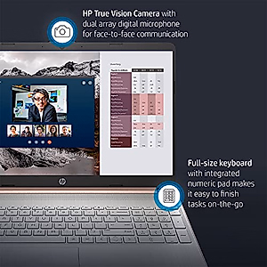 HP Pavilion 15.6" FHD Laptop, AMD Ryzen 5 5500U (Beats i7-11370H), 16GB RAM, 1TB PCIe NVMe M.2 SSD, Thin & Portable, Micro-Edge & Anti-Glare, Long Battery Life, Win10, Rose Gold (2021 Latest Model)