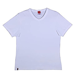 Men's Cotton Short Sleeve Pajama Tops,Short Sleeve Cotton Top,Breathable Casual Sleep Shirt Summer T-Shirt, Pack of 3 (M,B-White)