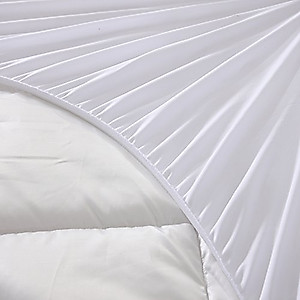 Lotus Home Microfiber Water and Stain Resistant Mattress Pad, King