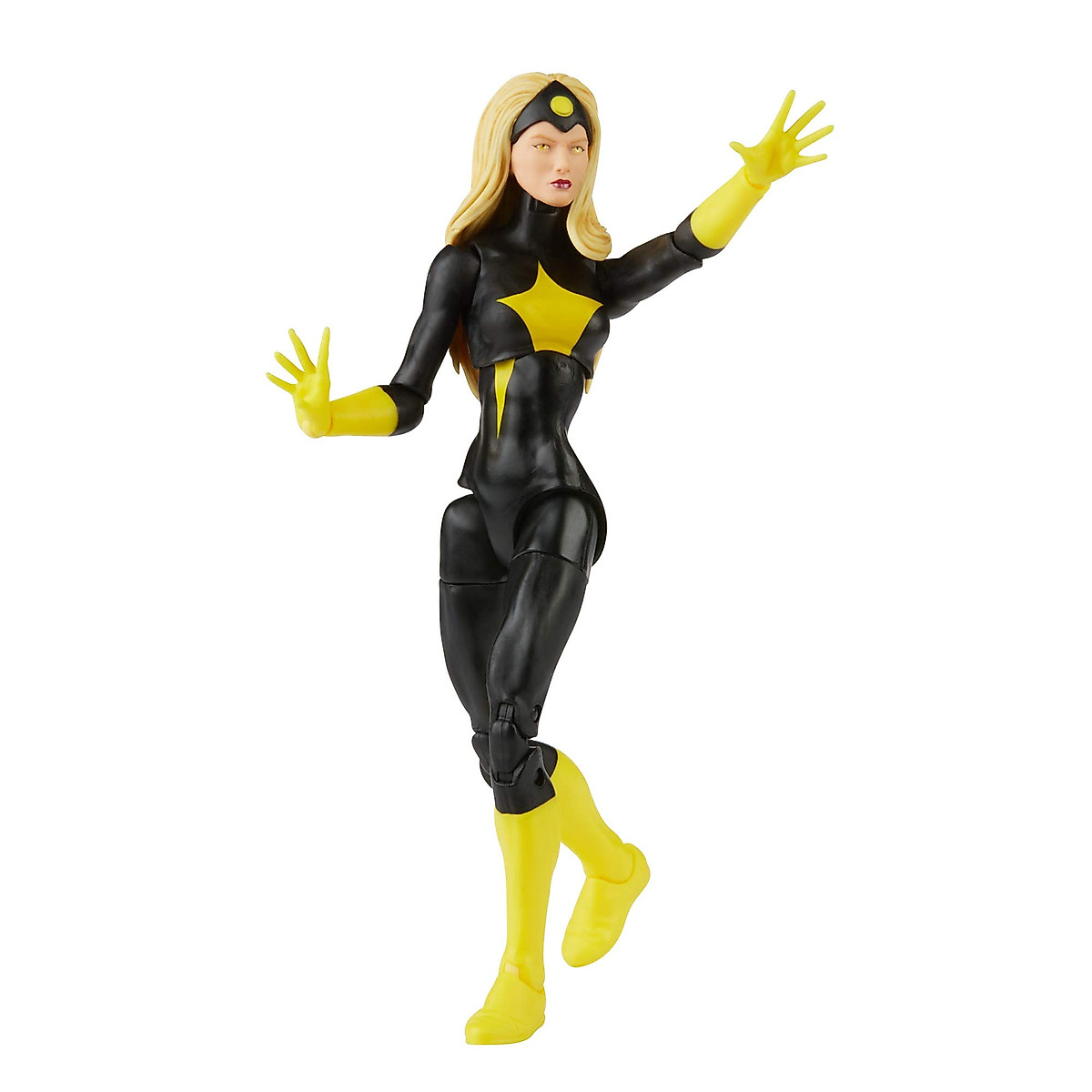 Marvel Legends Series 6-inch Darkstar Action Figure Toy, Premium Design and Articulation, Includes 2 Accessories and 1 Build-A-Figure Part