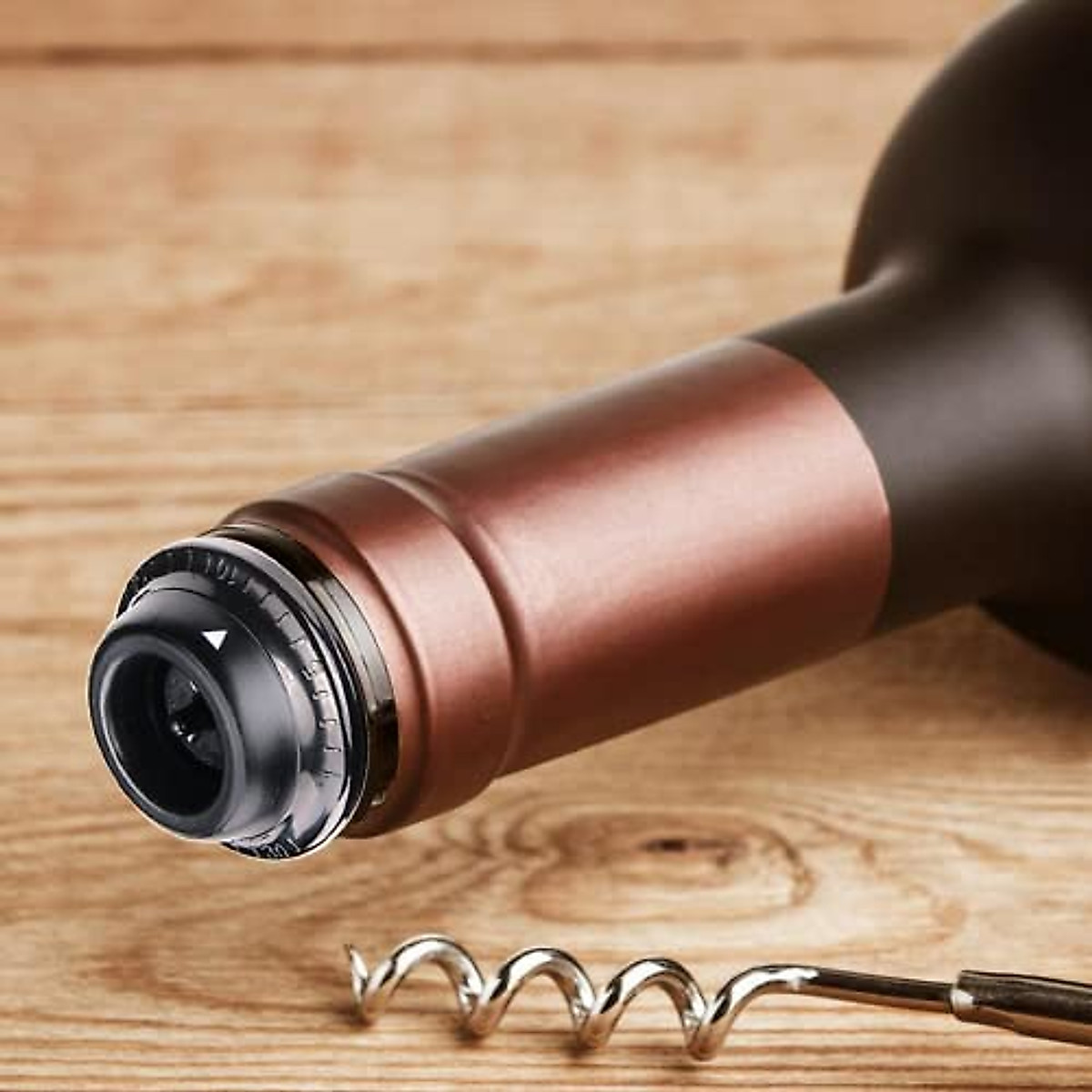 wine stoppers vacuum Accessory Hose Compatible with FoodSaver(6 wine corks + 1 hose)