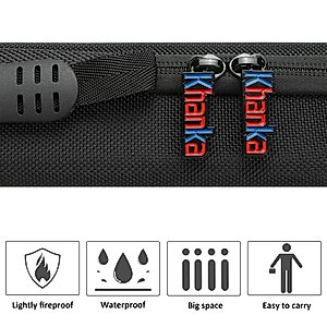 khanka Hard Travel Case Replacement for Donner DMK 25 MIDI Keyboard Controller Music Mini Key With 8 Backlit Drum Pads, 4 Knobs 4 control faders MIDI Controller,Case Only
