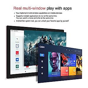 Tablets 10 inch Tablet Android, 64GB ROM & 512GB Expand, 2+8MP Dual Camera, WiFi, Bluetooth, 1280x800 IPS Touch Screen Computer Tablet PC, 6000mAh Battery, Google GMS Certified Tablet, Pink