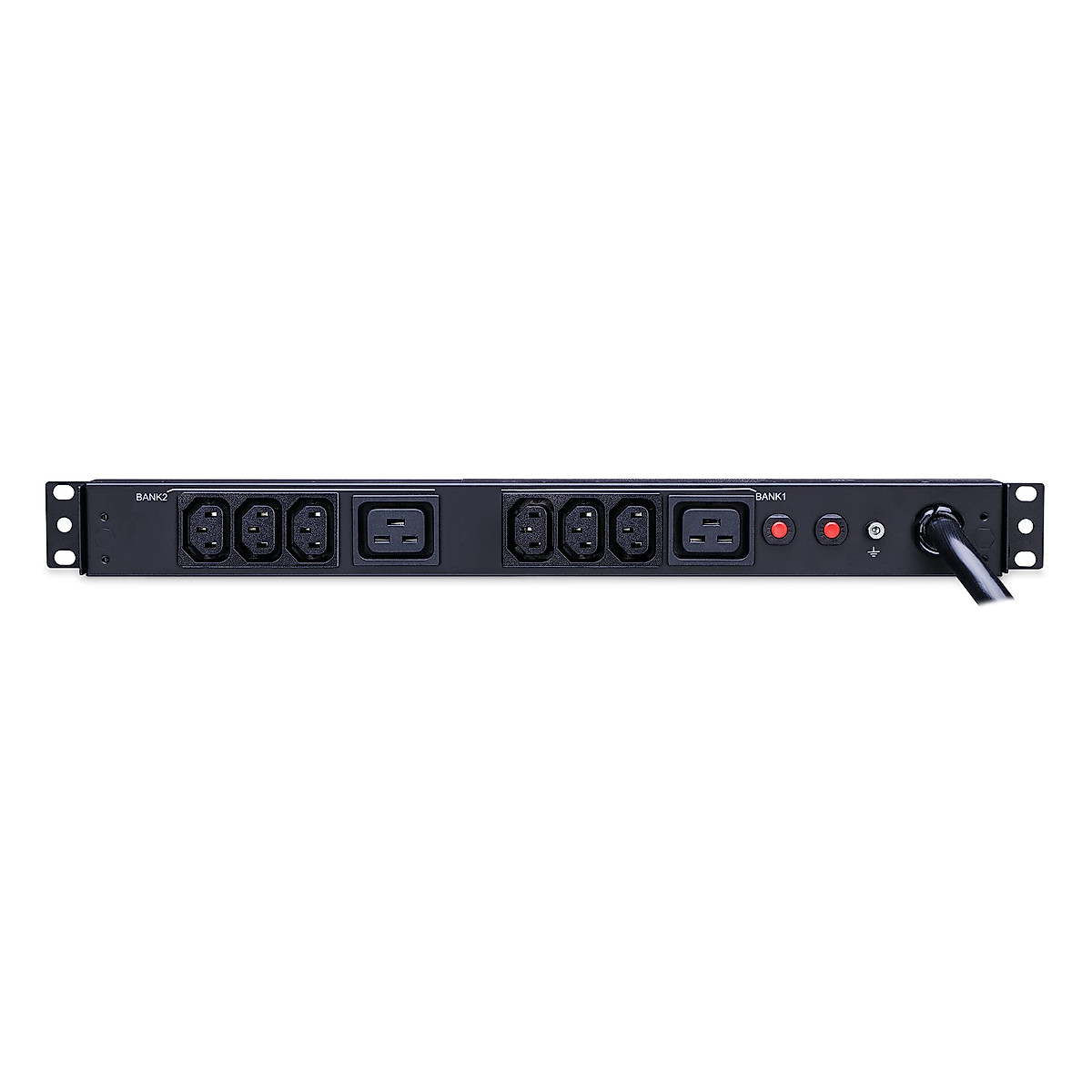 CyberPower PDU30BHVT8R Basic PDU, 208-230V/30A (Derated to 24A), 8 Outlets, 10ft Power Cord, 1U Rackmount