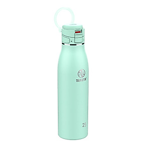 Takeya 885395525075 Traveler Insulated Stainless Steel Bottle, Flip Cap Aqua 25oz