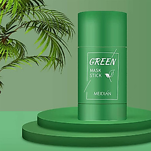 Venanoci Green Tea Mask stick, Purifying Clay Mask, Blackhead Remover,Poreless Deep Cleanse Mask Stick,Oil Control Face Mask, Skin Detoxifying Face Stick Mask for all Skin Types (Green Tea)