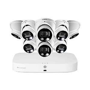 4K 8-channel 2TB Wired NVR System with Smart Deterrence Cameras 8