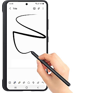 Galaxy S21 Ultra S Pen Replacement with Free Nibs for Samsung Galaxy S21 Ultra 5G Stylus S Pen + 5X Pen Tips/Nibs withoutBluetooth (Phantom Black)