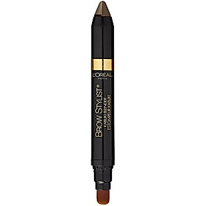 L'Oreal Paris Brow Stylist Kabuki Blender Brow Crayon, Blonde, 0.05 oz.