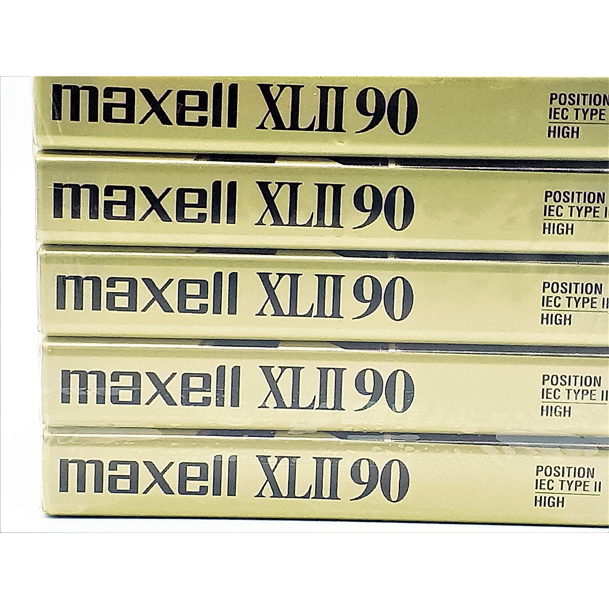 Xlii 90 High Bias Audio Cassette Tape -5-Pack