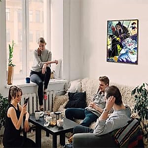 Villains Diamond Painting Kits,Princess Diamond Art Kits for Adults,Cross Stitch Full Drill Shiny Diamond Embroidery Pictures Arts Craft for Home Wall Decor Gift 12X16inch