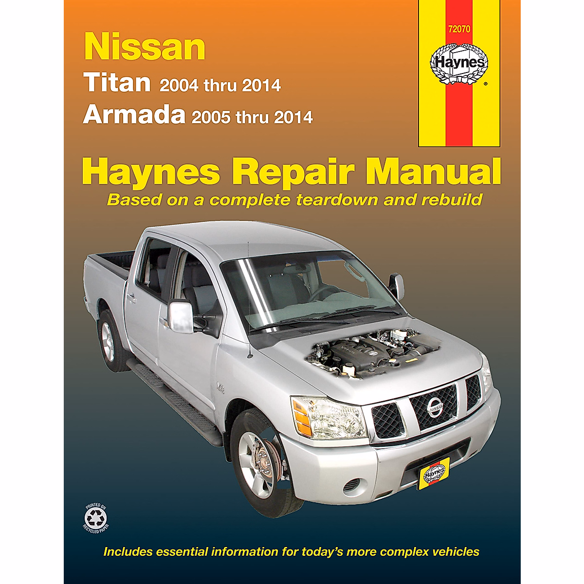 Nissan Titan (2004-2014) & Armada (2005-2014) Haynes Repair Manual (USA)