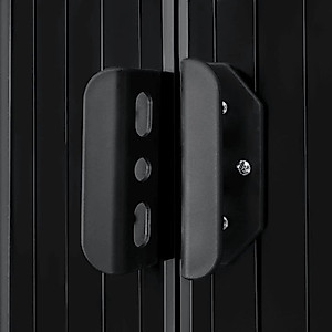 vidaXL Garden Storage Shed Outdoor Yard Patio Home Garage Storing Tools Lawn Care Equipment Household Item Building House Anthracite Steel