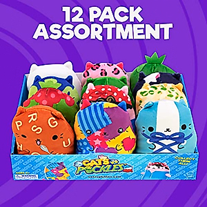 Cats vs Pickles - Lacey - Chonk - 6" Bean Filled Plushies! Great Easter Basket Stuffers, Fidget Toys for Boys and Girls, and Collectible!, 1pc, CVP1600