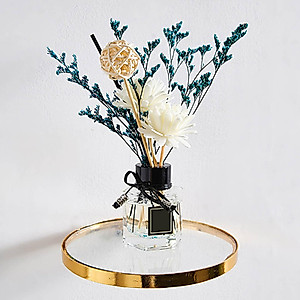 GpahrrDnij Wall Mounted Glass Ledge Rack Floating Decorative Display Shelf Home Office Decor Bathroom Storage Shelf Flip Fold (A, One Size)