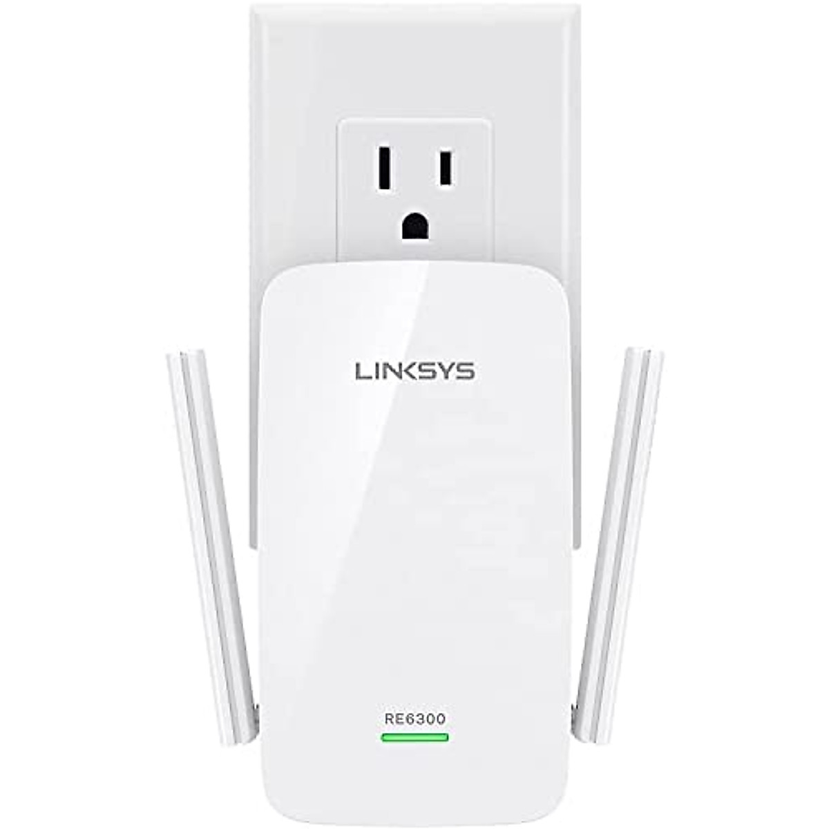 Linksys WiFi Extender WiFi 5 Range Booster, Dual-Band Booster, 1,000 Sq. ft Coverage, Speeds up to (AC750) 750Mbps - RE6300