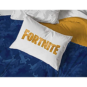 Jay Franco Fortnite Emote Camo 5 Piece Full Bed Set - Includes Comforter & Sheet Set - Super Soft Fade Resistant Microfiber (Official Fortnite Product)