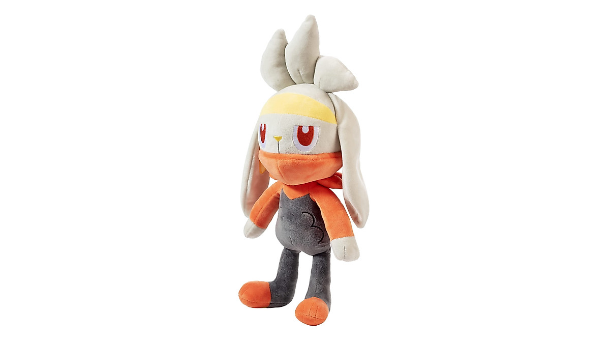 Pokémon Raboot 12" Plush Toy - Officially Licensed Gift for Kids