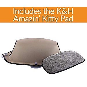 K&H Pet Products EZ Mount Window Pod Kitty Sill Tan 27 X 20 Inches