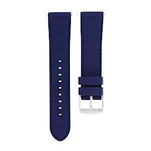 Ewatchparts 20MM RUBBER DIVER WATCH STRAP BAND FOR IWC PILOT PORTUGESE TOP GUN WATCH BLUE