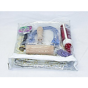 Oreh Homewares Heavy Duty Vinyl Zippered See-Through Storage Bags (Clear) for Jewelry, Shirts, Cosmetics, Arts & Crafts Supplies and Much More! (9" x 11" x 2") 0.9 Gallon 2-Pack