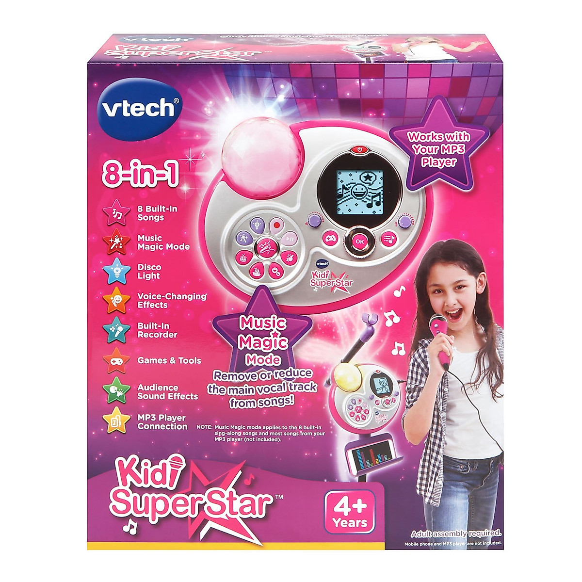 VTech Kidi Super Star Karaoke System with Mic Stand