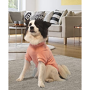 Kickred Basic Dog Hoodie Sweatshirts, Pet Clothes Hoodies, Granular Velvet, Sweater with Hat and Leash Hole, Soft Velvet Outfit Coat for Small Medium Large Dogs