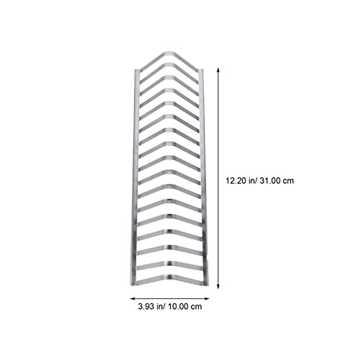 UPKOCH 3 pcs Hiking Rack Portable Smoker Garden Roasting Fish Barbeque Racks Stainless BBQ or Grid Travel Parties Grate Folding Foldable for Non Standing Stick Cookware Rib Picnic Silver