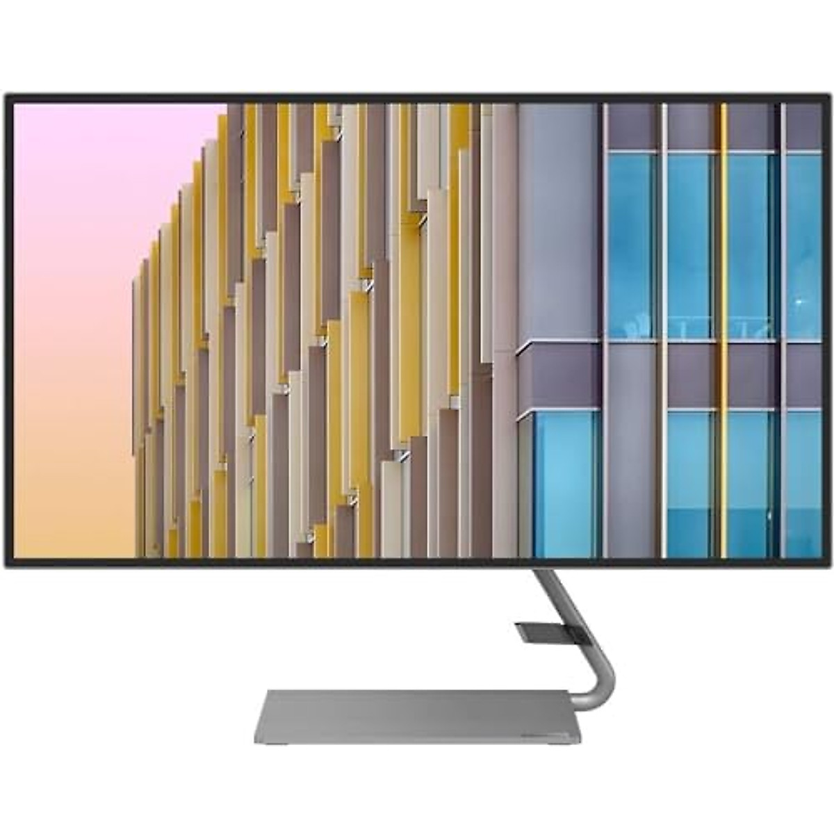 Lenovo Q27h-10 27-Inch Monitor, QHD (2560 x 1440), IPS, LED Backlit, 16:9, AMD FreeSync, USB-C, 4-Side Borderless, 75Hz, 4ms Response Time, 99% sRGB, Tilt, HDMI, DP 1.2, Low Blue Light, 66A7GCC2US