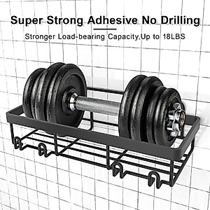 GOMALL Shower Caddy, 5 Pack Bathroom Organizers and Storage, Rustproof Stainless Steel Shower Organizer Bathroom Shelves With Large Capacity,No Drilling Shelves For Bathroom, Apartment Essentials,Home