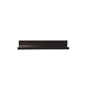 InPlace Shelving 47.24" W x 4.5" D x 3.5" H Black Picture Ledge Shelf 9602060E