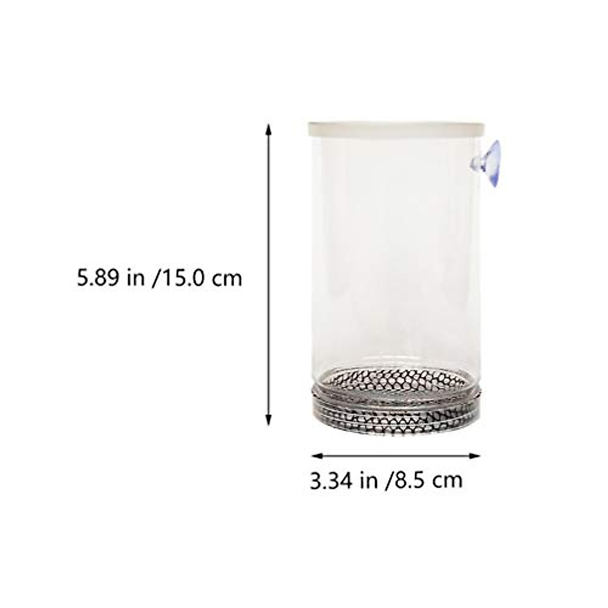 balacoo Net Breeding Box Aquarium Fish Hatchery Isolation Net Aquarium Fish Breeder Tank Isolation Hatching Net Fish Hatchery Breeder Box Aquarium Separation Net
