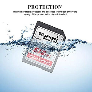 SD Card Class 10 Memory Card 512GB for Vloggers,Filmmakers,Photographers & Videographer SD Card 512GB for Digital Camera,Tablet High Speed SD Card