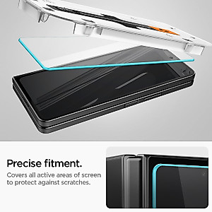 Spigen Tempered Glass Screen Protector [GlasTR EZ FIT] designed for Galaxy Z Fold 5 [2 Pack]