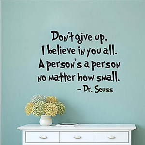 HACASO Dr Seuss Bedroom Quote Decors Wall Saying Decals Quote for Home Wall Stickers Nursery Room Decor (23)